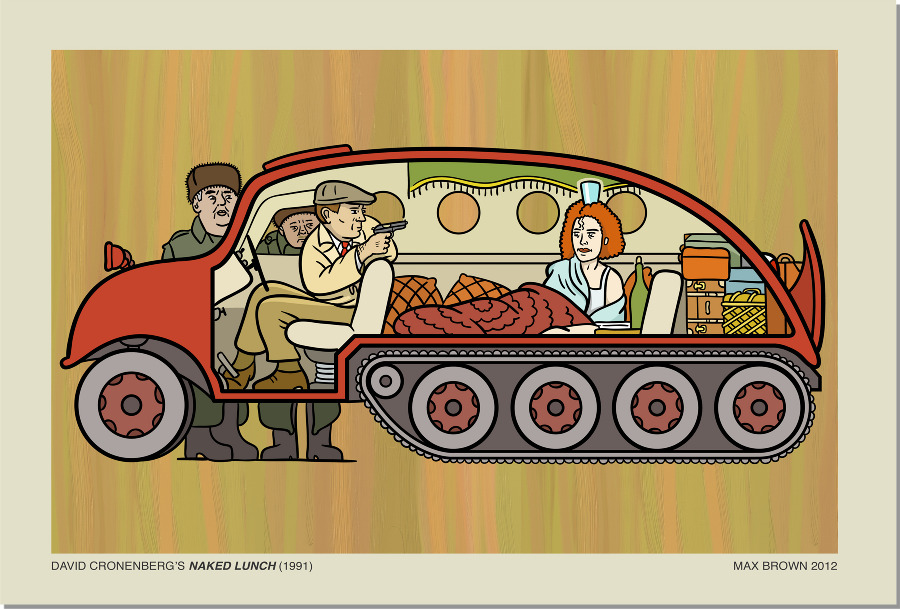 Imágenes. Tributo a David Cronenberg en las ilustraciones de Max Brown ...
